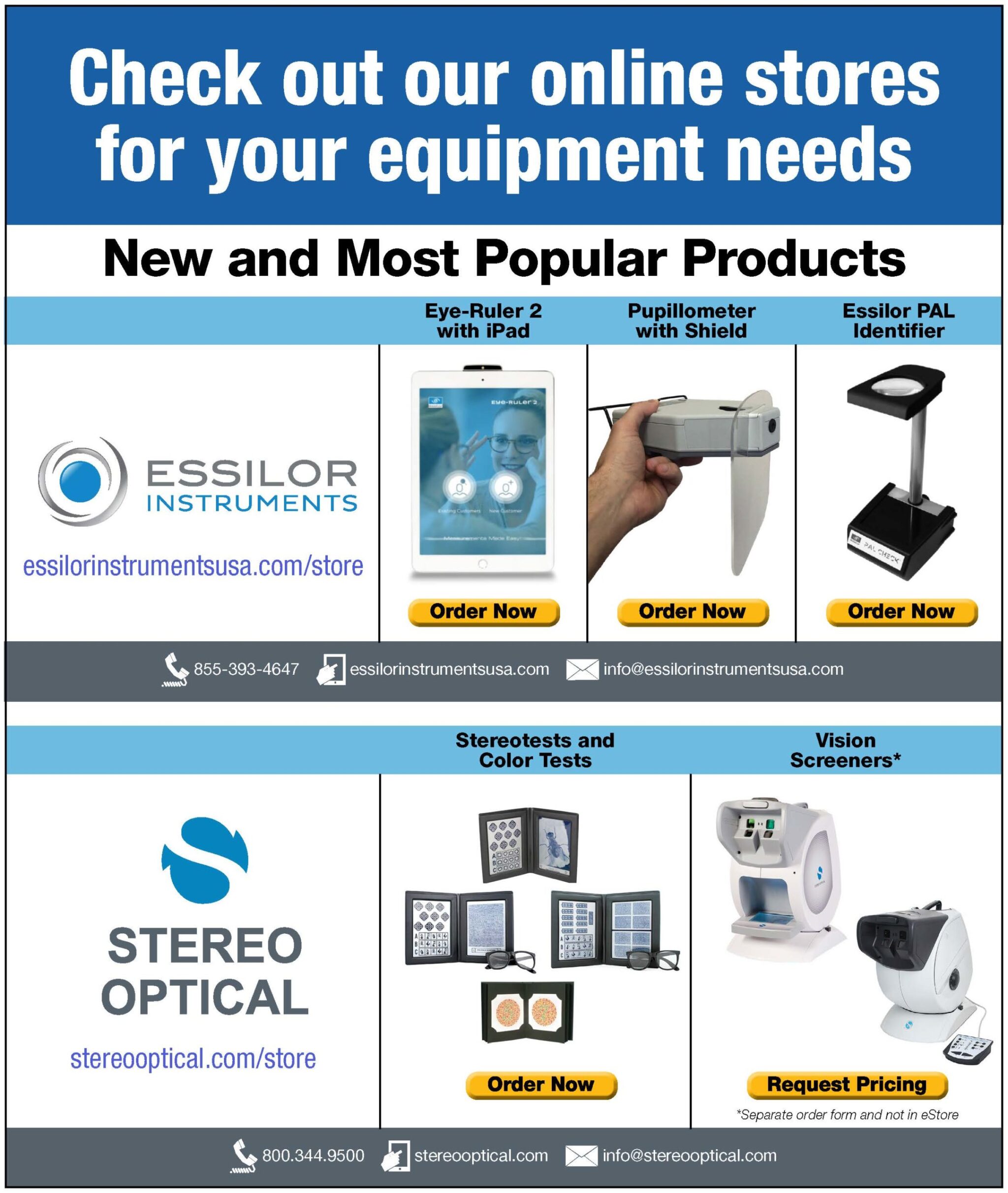 New Eye-Ruler 2 at Online Store - Essilor Instruments USA
