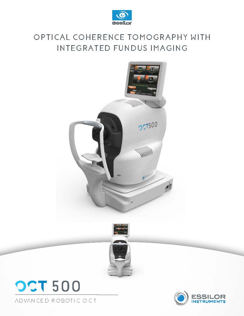 OCT500 Advanced Robotic OCT - Essilor Instruments USA